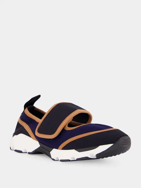 Marni Mary Jane Running Sneakers - Blue