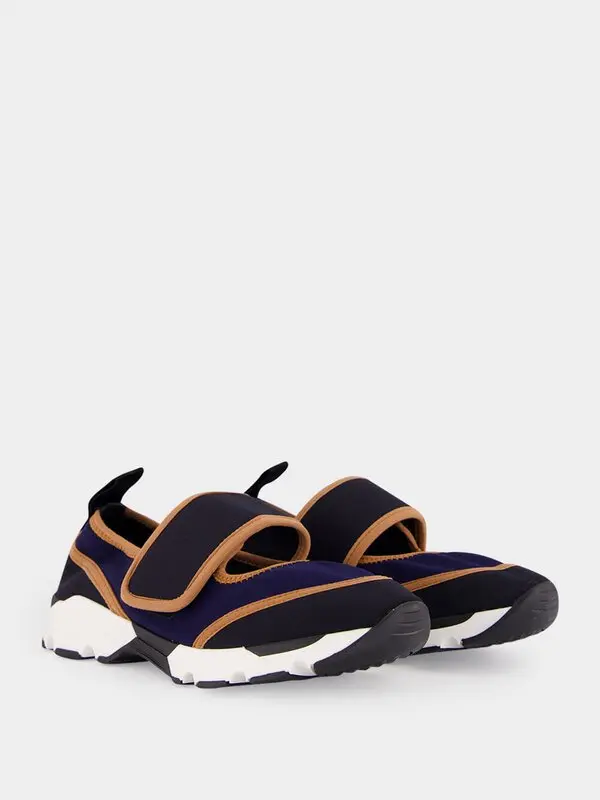 Marni Mary Jane Running Sneakers - Blue