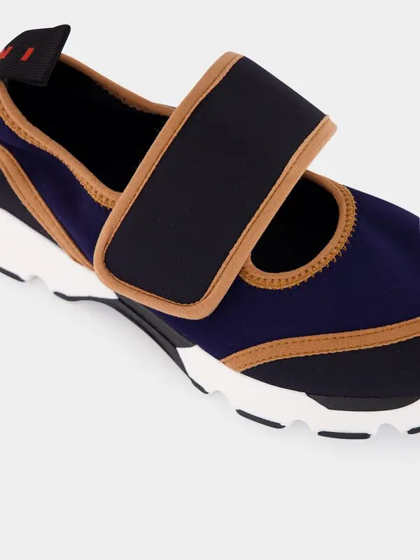 Marni Mary Jane Running Sneakers - Blue