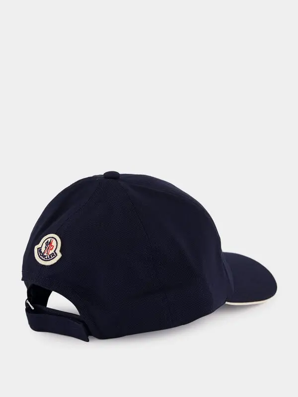 Moncler Logo Baseball Cap - Blue