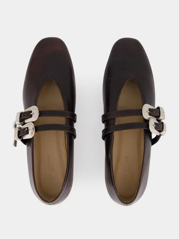 Le Monde Beryl Claudia Slipper - Brown