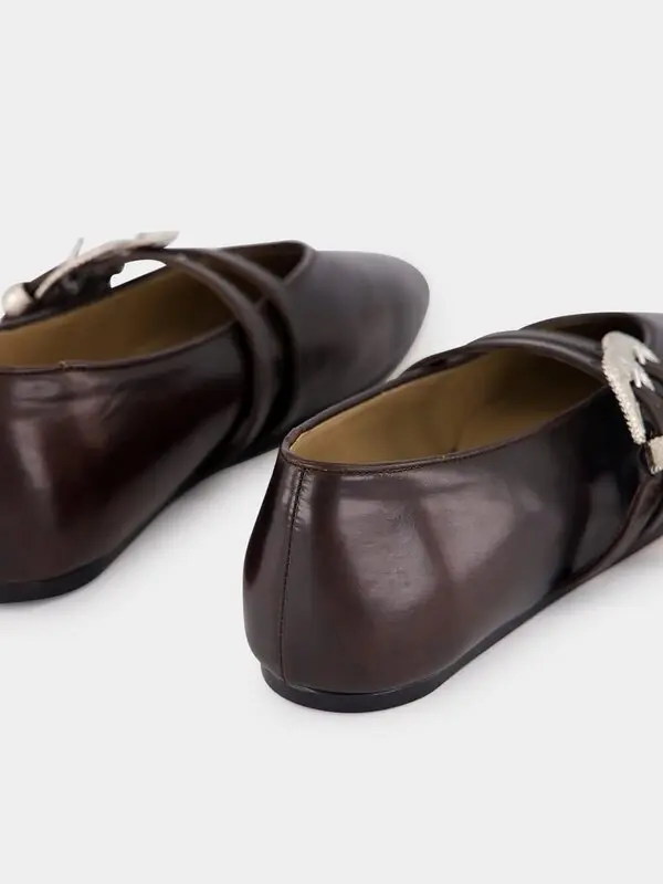 Le Monde Beryl Claudia Slipper - Brown