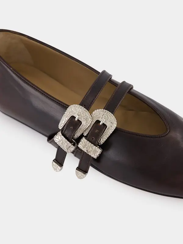 Le Monde Beryl Claudia Slipper - Brown