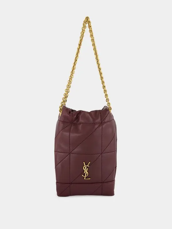 Saint Laurent Small Jamie Pouch - Burgundy