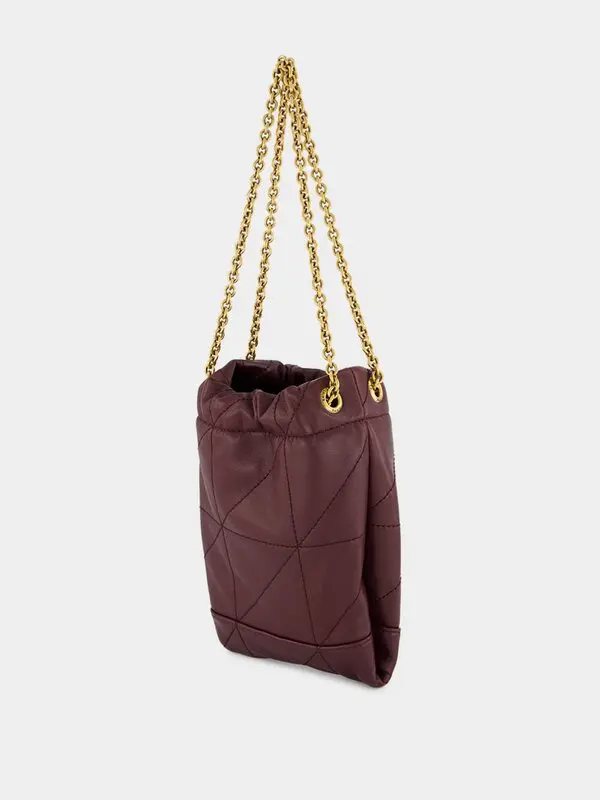 Saint Laurent Small Jamie Pouch - Burgundy