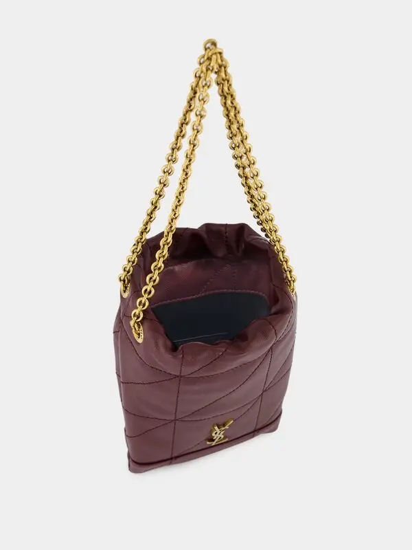 Saint Laurent Small Jamie Pouch - Burgundy