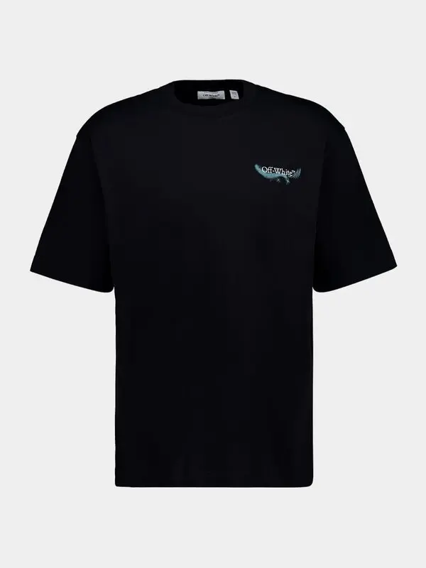 Off-White Moon Skate Graphic T-shirt - Black
