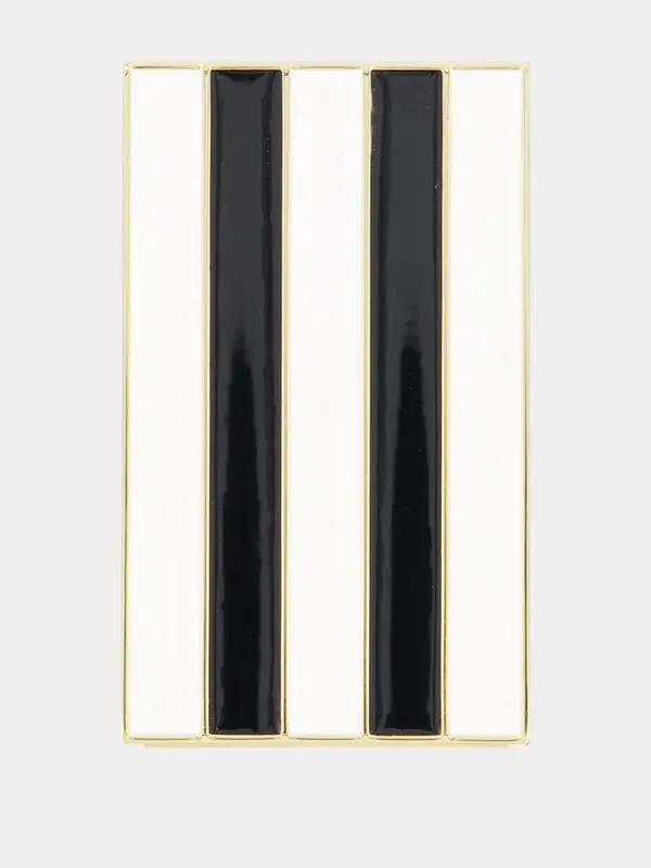 AMI Paris De Coeur Striped Box - Multicolour