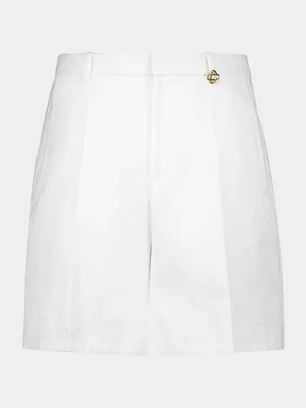 Casablanca Monogram Cotton Shorts
