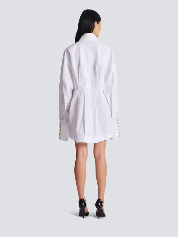 Balmain Poplin Shirt Dress