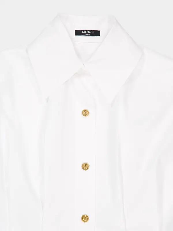 Balmain Poplin Shirt Dress