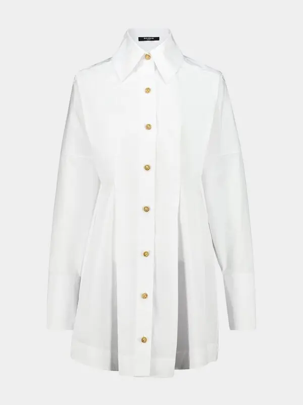 Balmain Poplin Shirt Dress