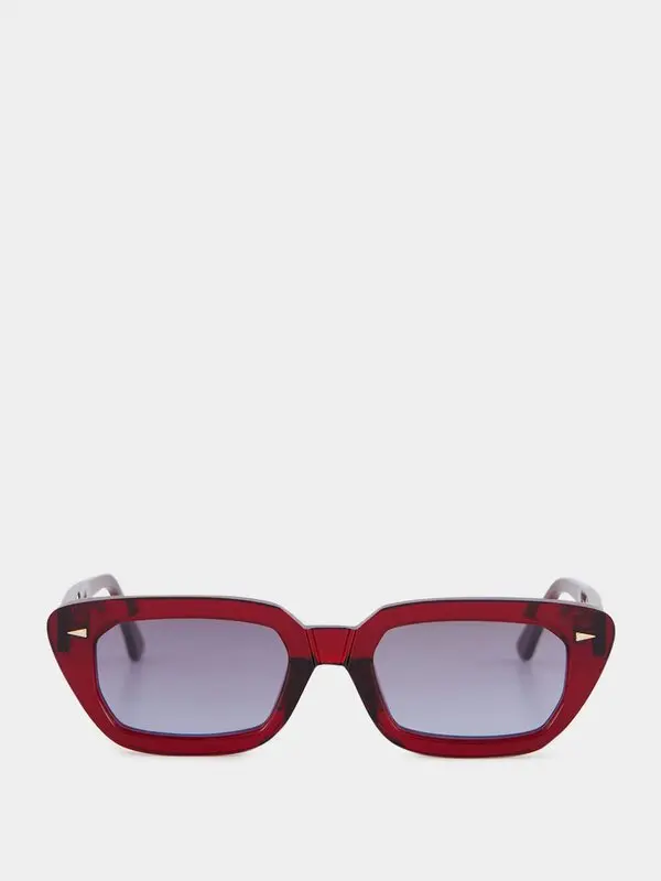 AHLEM Jeanne Sunglasses - Burgundy