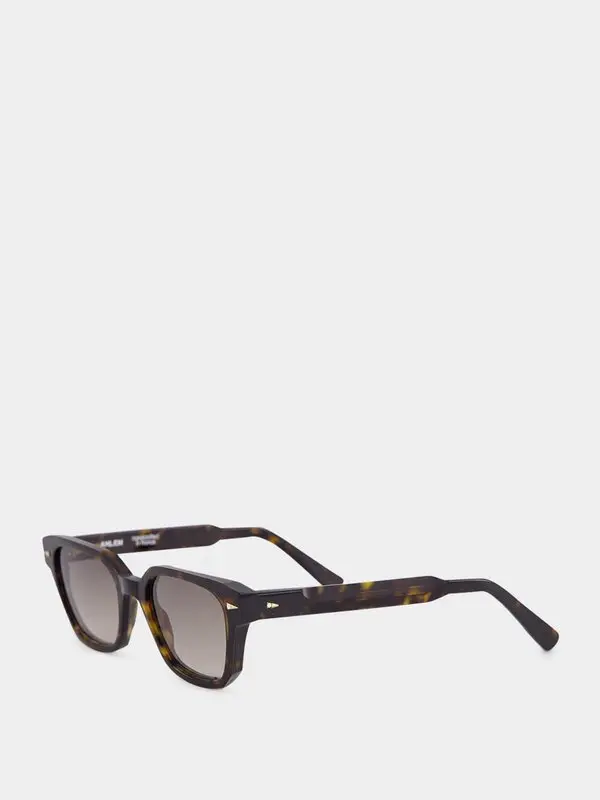 AHLEM Saint-georges Sunglasses In Dark Turtle And Rain Gradient