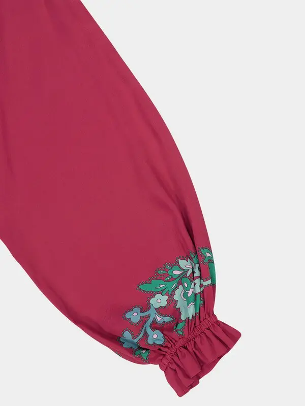 La DoubleJ Regalia Placée Cerere Blouse - Red