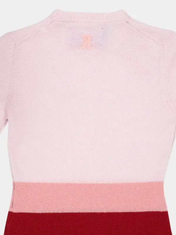 La DoubleJ Striped Cashmere Crewneck Jumper