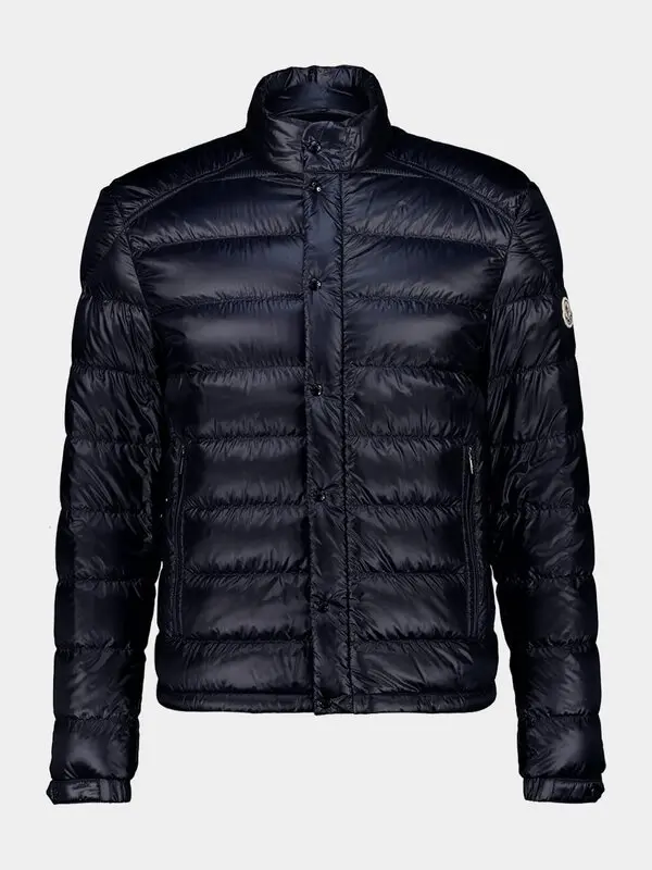 Moncler Selves Short Down Jacket - Blue