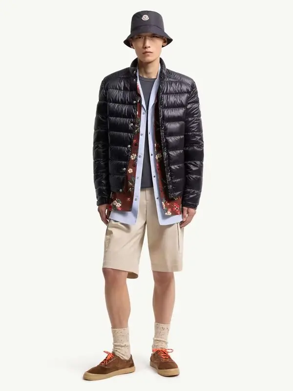 Moncler Selves Short Down Jacket - Blue
