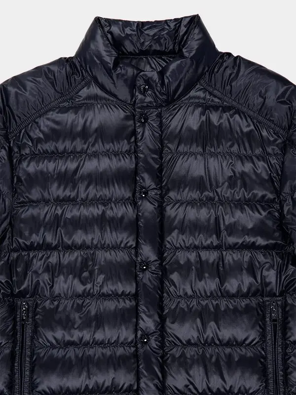 Moncler Selves Short Down Jacket - Blue