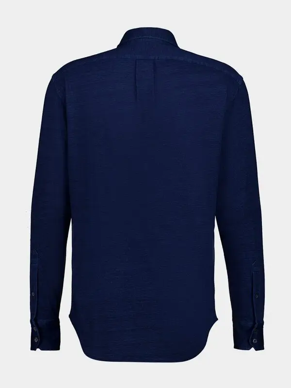 TOM FORD Midnight Cotton Indigo Shirt