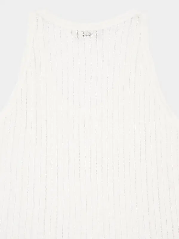 Commas Pointelle Knit Tank