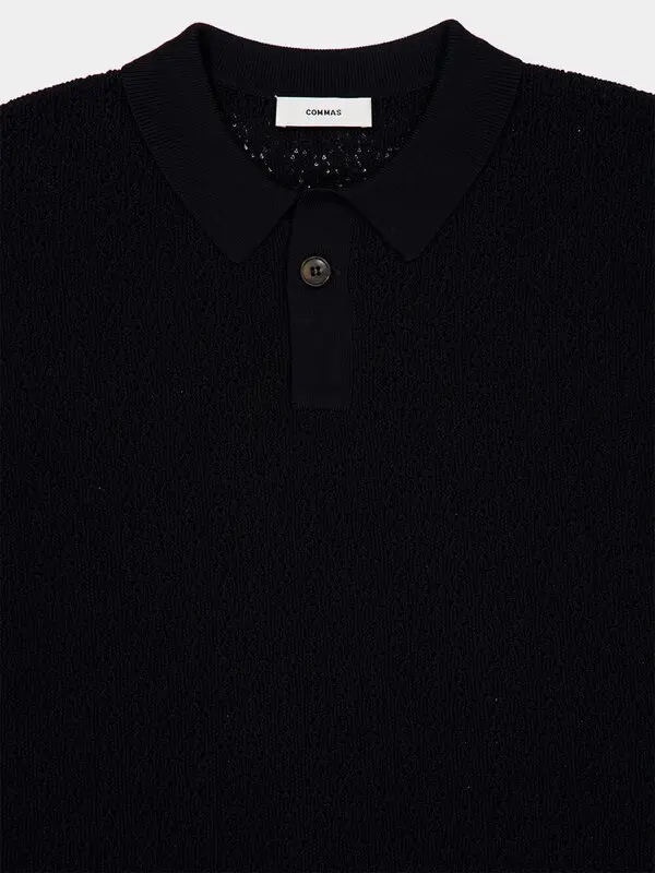 Commas Polo Knit Cotton