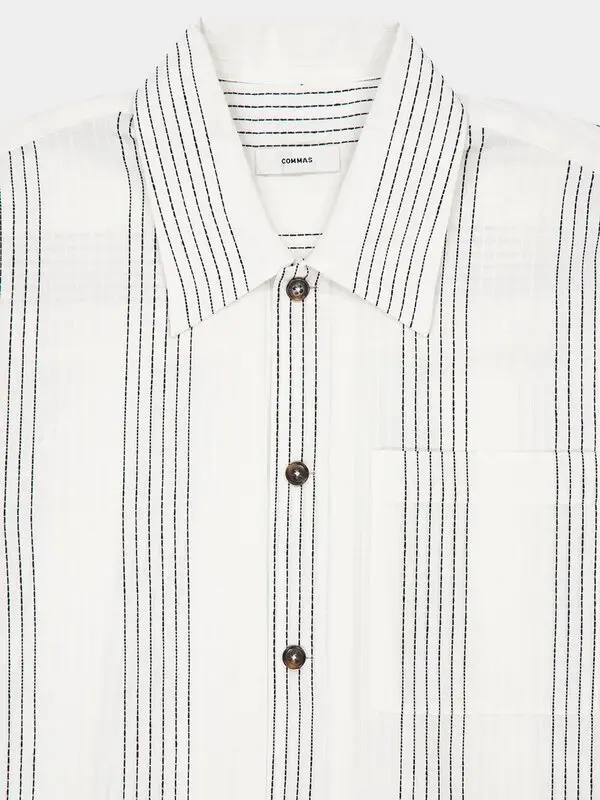 Commas Classic Kanta Cotton Overshirt