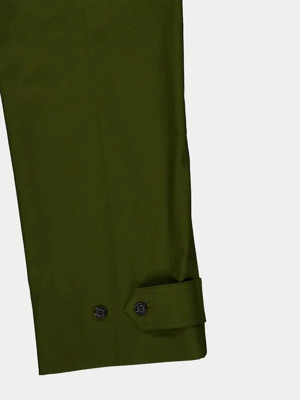 Alexander McQueen Cotton Gabardine Cargo Trousers