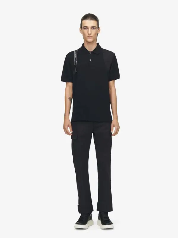 Alexander McQueen Cotton Cargo Trousers - Black