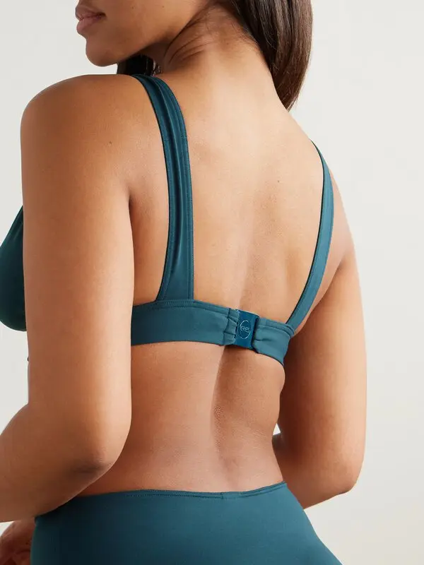 ERES Les Essentiels Chrome Triangle Bikini Top - Blue