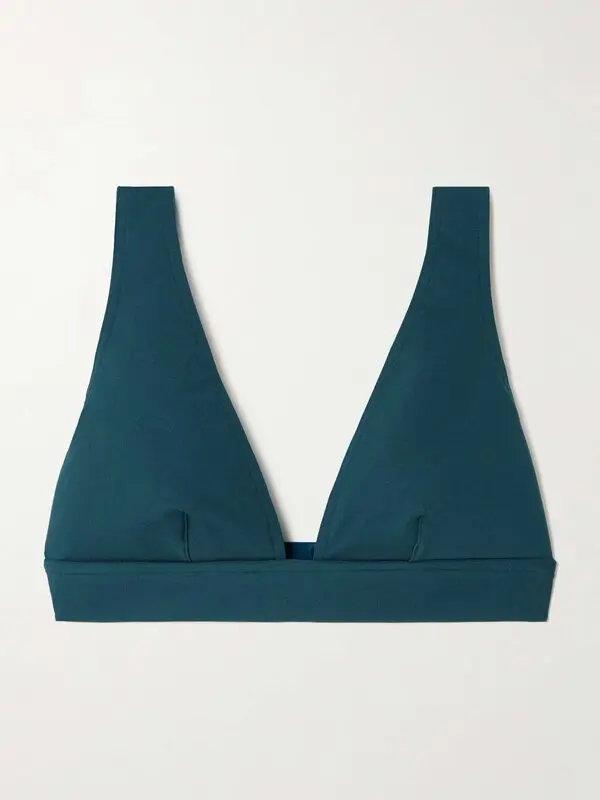 ERES Les Essentiels Chrome Triangle Bikini Top - Navy