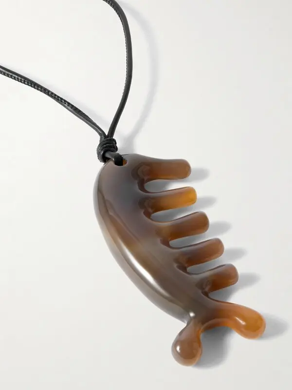 LEMAIRE Beluga Aragonite Necklace - Gray