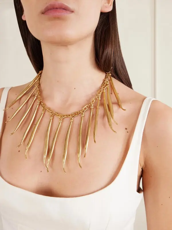 Jacquemus Le Collier Haricots Necklace - Gold