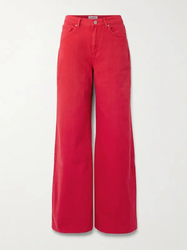 LA LIGNE Isadora High-rise Wide-leg Jeans