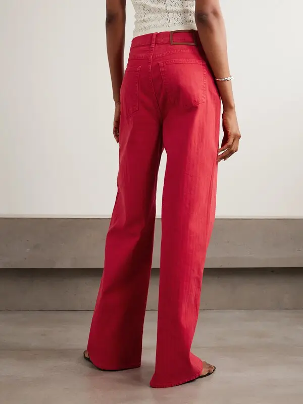 LA LIGNE Isadora High-rise Wide-leg Jeans