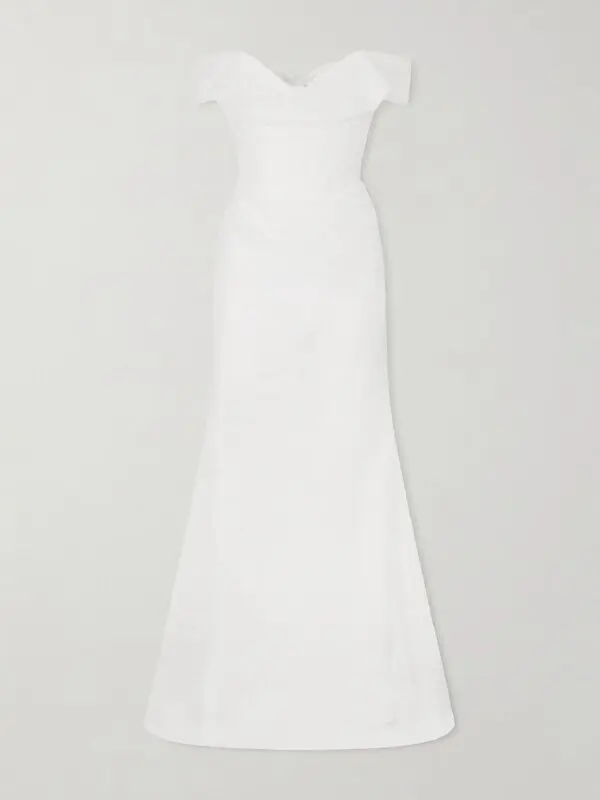 VIVIENNE WESTWOOD Nova Cora Lace And Satin Corset Gown