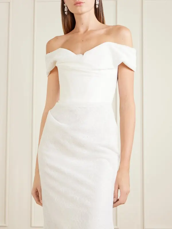 VIVIENNE WESTWOOD Nova Cora Lace And Satin Corset Gown