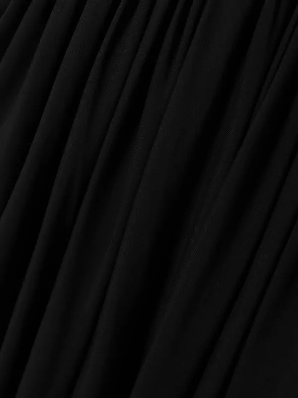 ESSE STUDIOS Solina Draped Maxi Skirt - Black