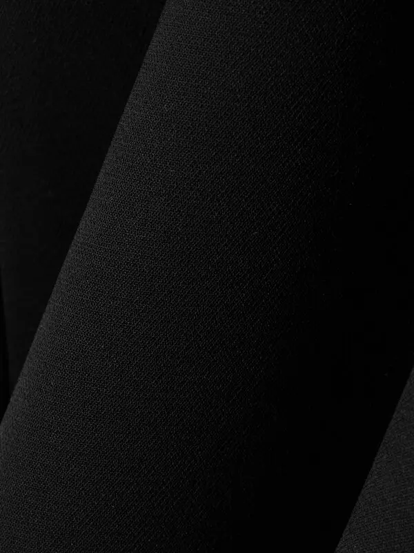 ESSE STUDIOS Portia Strapless Draped Crepe Midi Dress