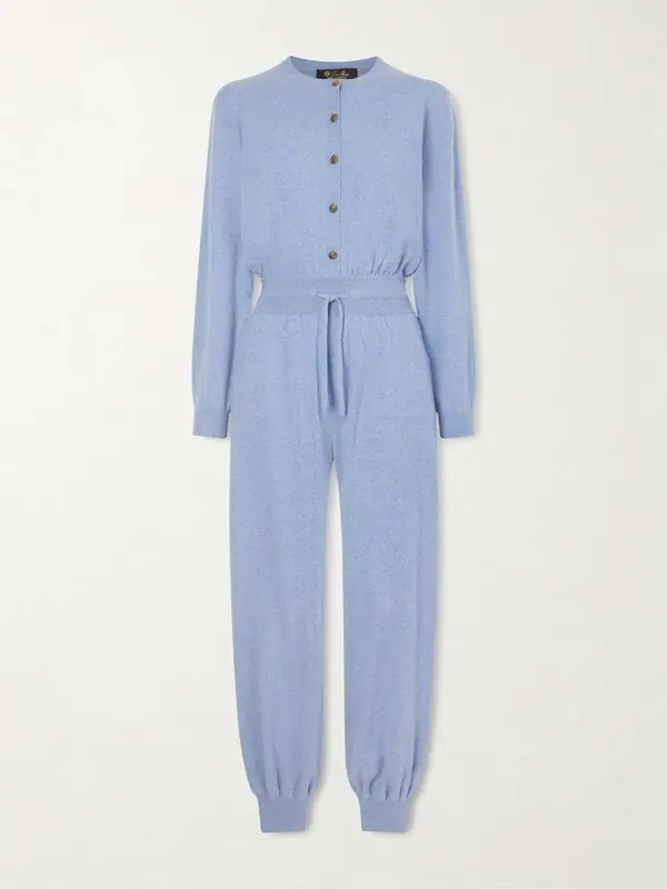 Loro Piana Cashmere Jumpsuit - Baby Pink