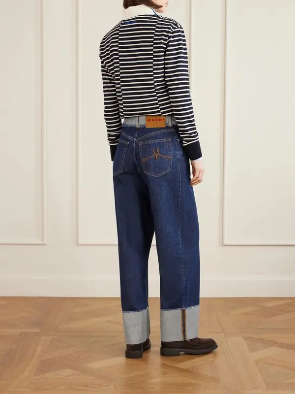 Marni High-rise Straight-leg Denim Jeans - Blue