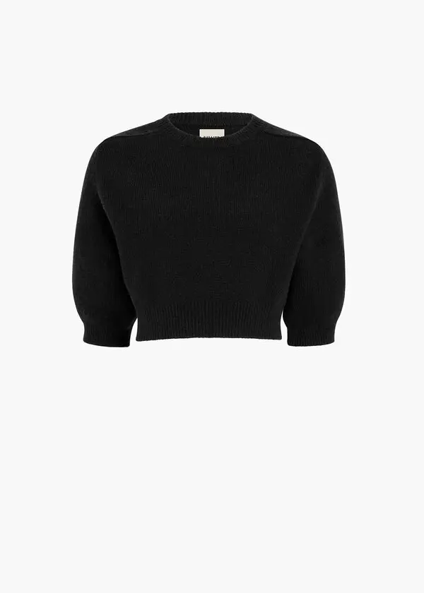 Khaite Lorelai Crewneck Pullover - Black
