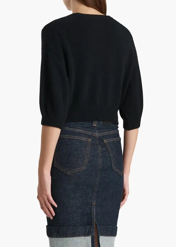 Khaite Lorelai Crewneck Pullover - Black