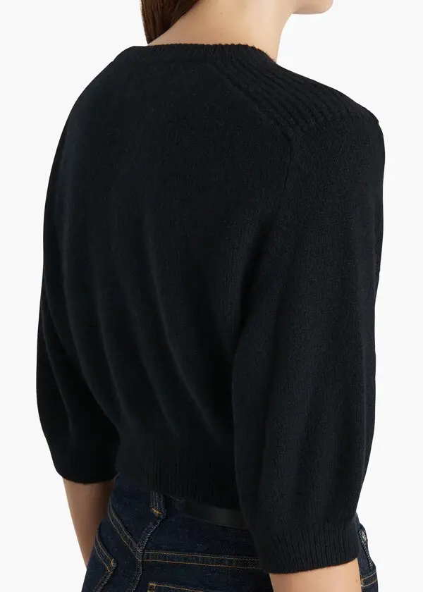 Khaite Lorelai Crewneck Pullover - Black