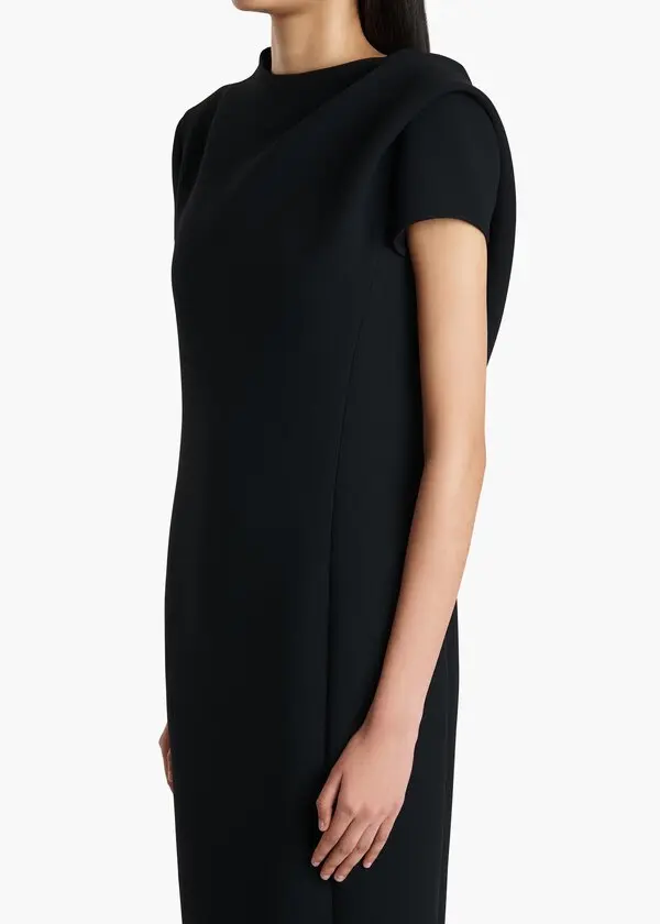 Khaite Iryl Open-back Dress - Black