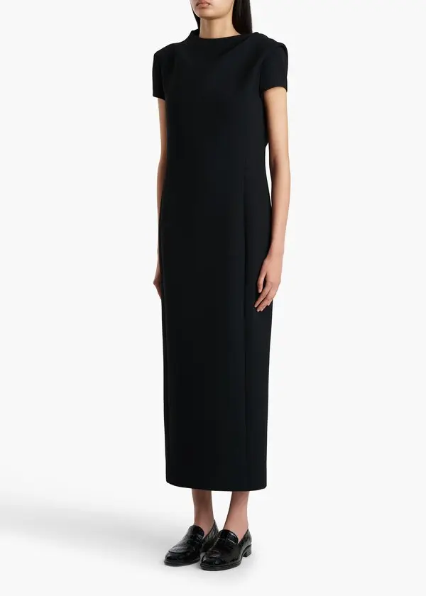 Khaite Iryl Open-back Dress - Black