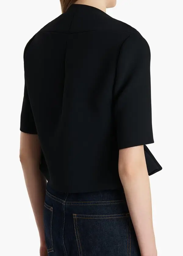 Khaite Franc Peplum Jacket - Black