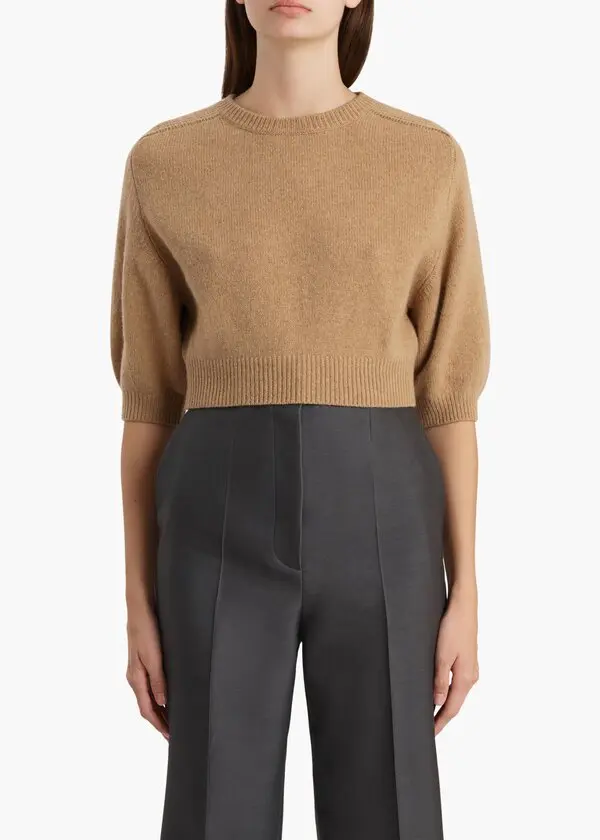 Khaite Lorelai Pullover - Camel