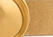 Khaite Keefe Suede Belt With Gold Buckle - Mud