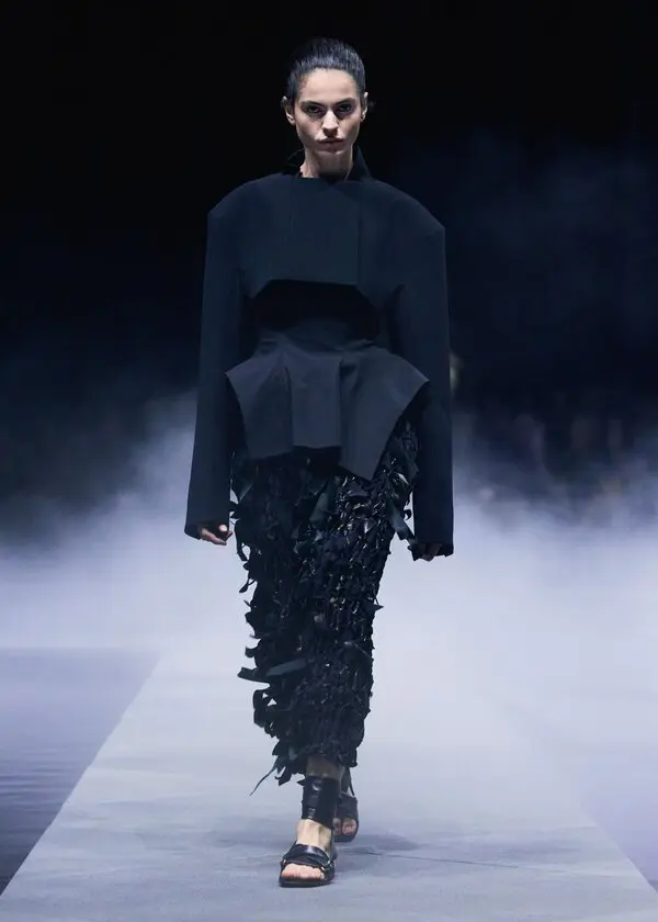 Khaite Fenla Crepe Cropped Jacket